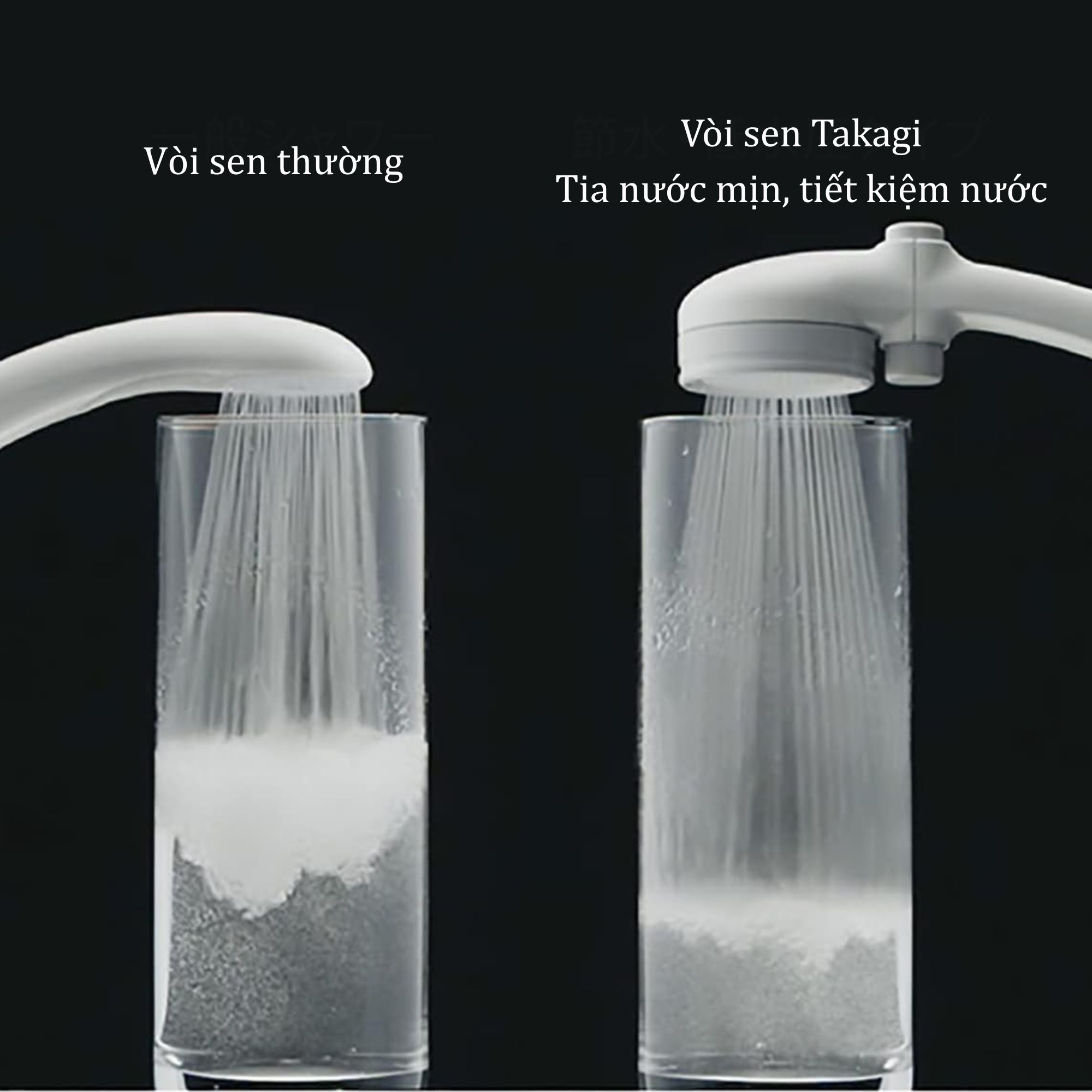 Bộ vòi sen tắm WT có nút dừng Takagi (JSB122AS)